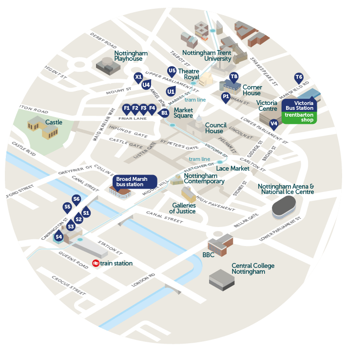 nottingham city centre - trentbarton