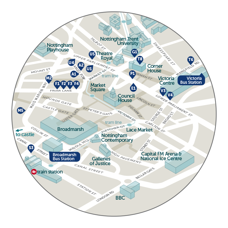 nottingham city centre - trentbarton