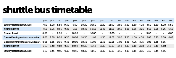 Walton Hill, Castle Donington - trent barton