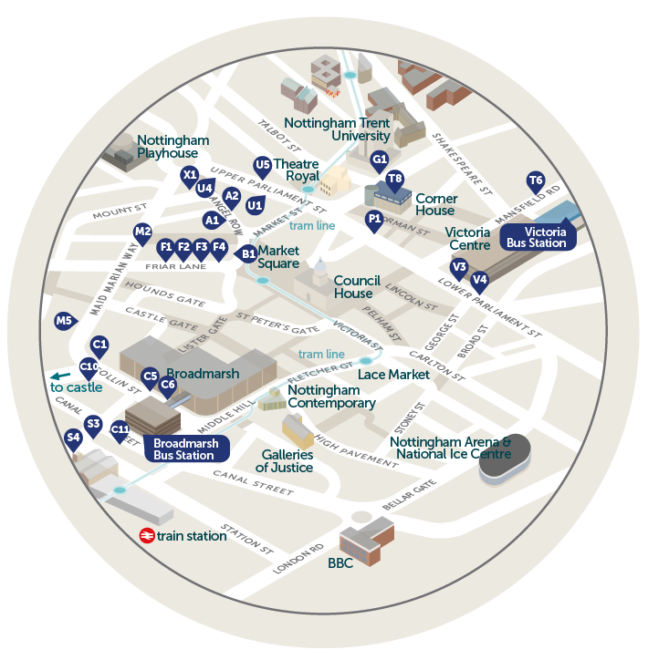 nottingham city centre - trentbarton