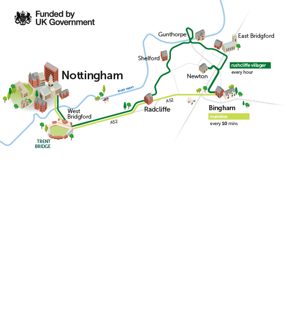 timetable - rushcliffe villager - run by trentbarton