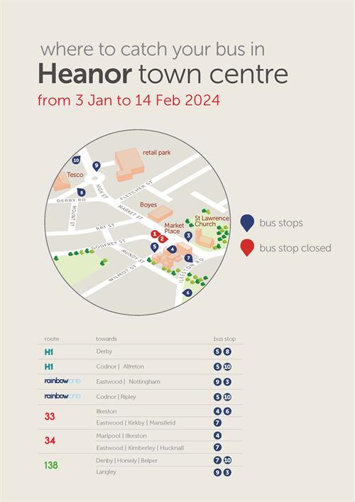 Heanor Market Place - trent barton